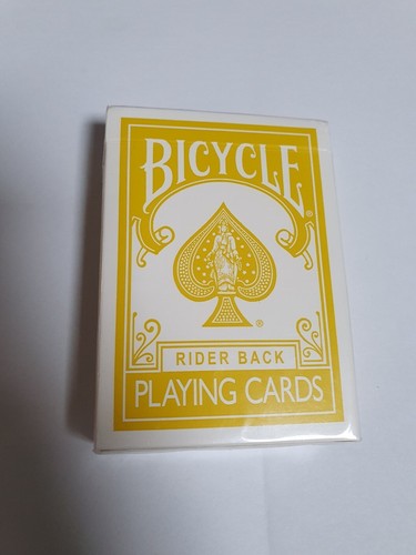 BICYCLE LIMITED YELLOW PLAYING CARDS DECK | eBay
