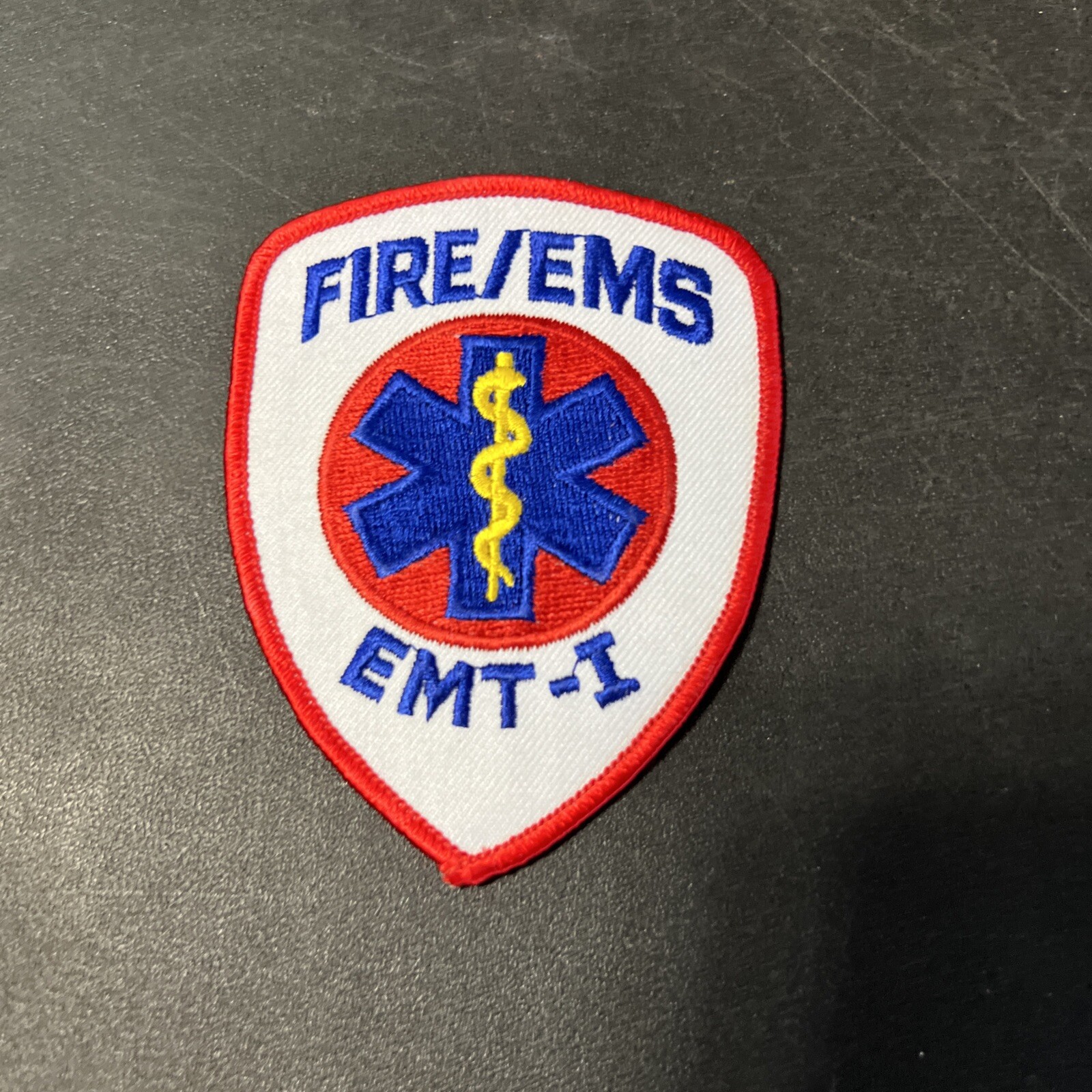 Vintage Obsolete Fire Department Patch Fire EMS EMT I | eBay