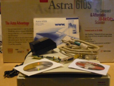 Astra 610S 30 Bit Scanner with SCSI controller - ALL TESTED | eBay