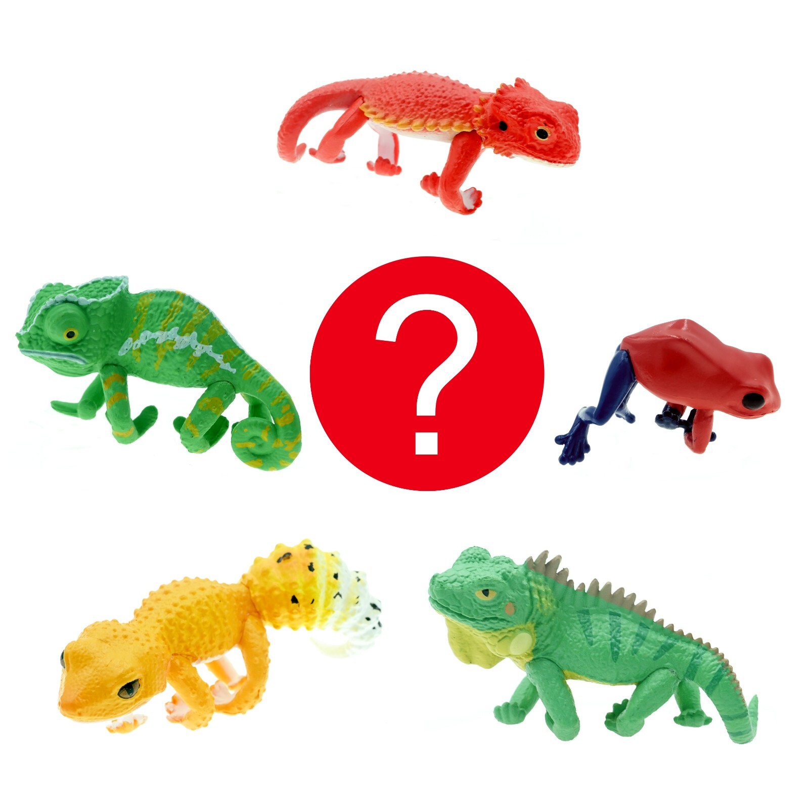 Blind Box Miniature Lizard Gecko Fairy Garden Accessory 1 Random Mini ...