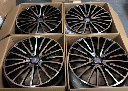 21 MERCEDES S580 AMG RIMS OEM FACTORY WHEELS GENUINE 2018-23 S 560 ...
