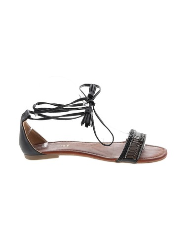 REPORT Women Black Sandals 7 | eBay