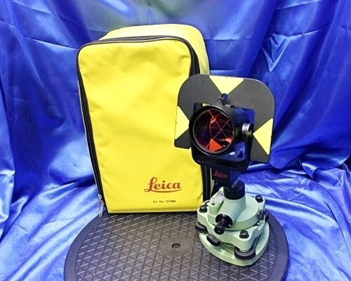 Genuine Leica Single Prism Set GPR121 + GZR103 + GDF121 with Soft Case ...