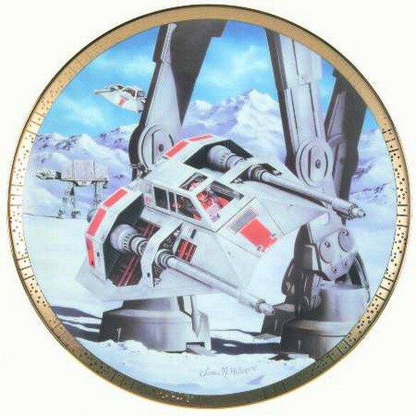 1990s Star Wars Vehicles Hamilton Plate Collection-Boxed w COA-Your ...