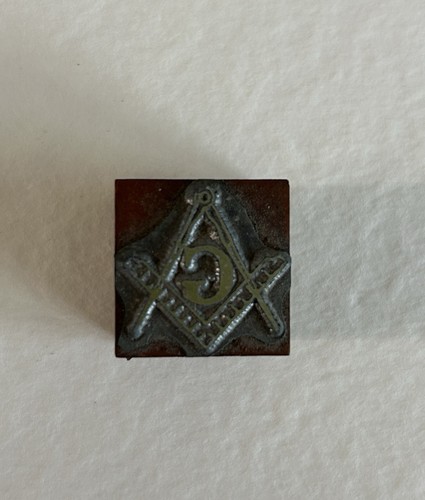 Vintage Freemasonic Masonic Stamp Typeset Printing Block Letterpress | eBay