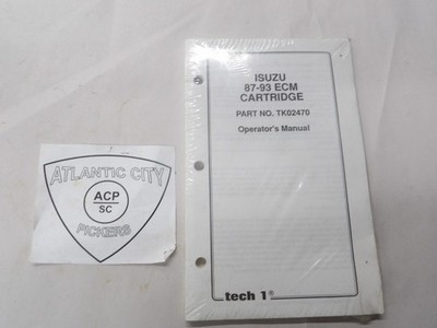 Tech 1 Isuzu 1987-1993 ECM Cartridge Operator's Manual | eBay