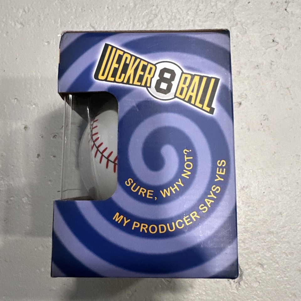 BOB UECKER 8 BALL 2017 MILWAUKEE BREWER SGA MR. BASEBALL JUST A BIT ...