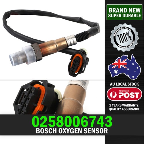 Bosch O2 Sensor 0258006743 For Holden Commodore VZ VE 3.6L V6 2004-2013 ...