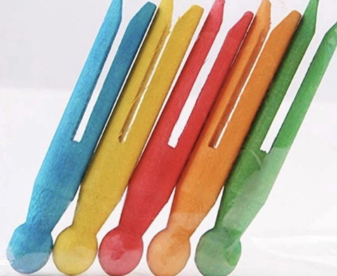 15 Pce 11cm Colour Wooden Doll Pegs Craft Art Diy Peg School | eBay ...