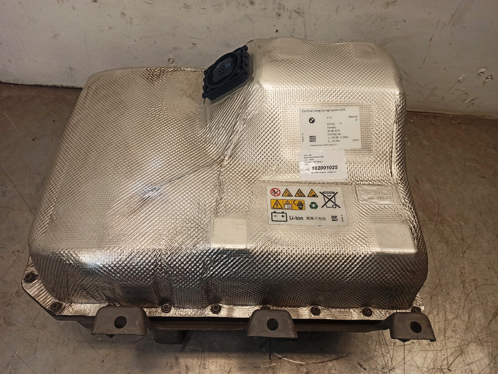 Mini Countryman 2017-2020 Hybrid Plugin High Voltage HV Battery 6125 ...