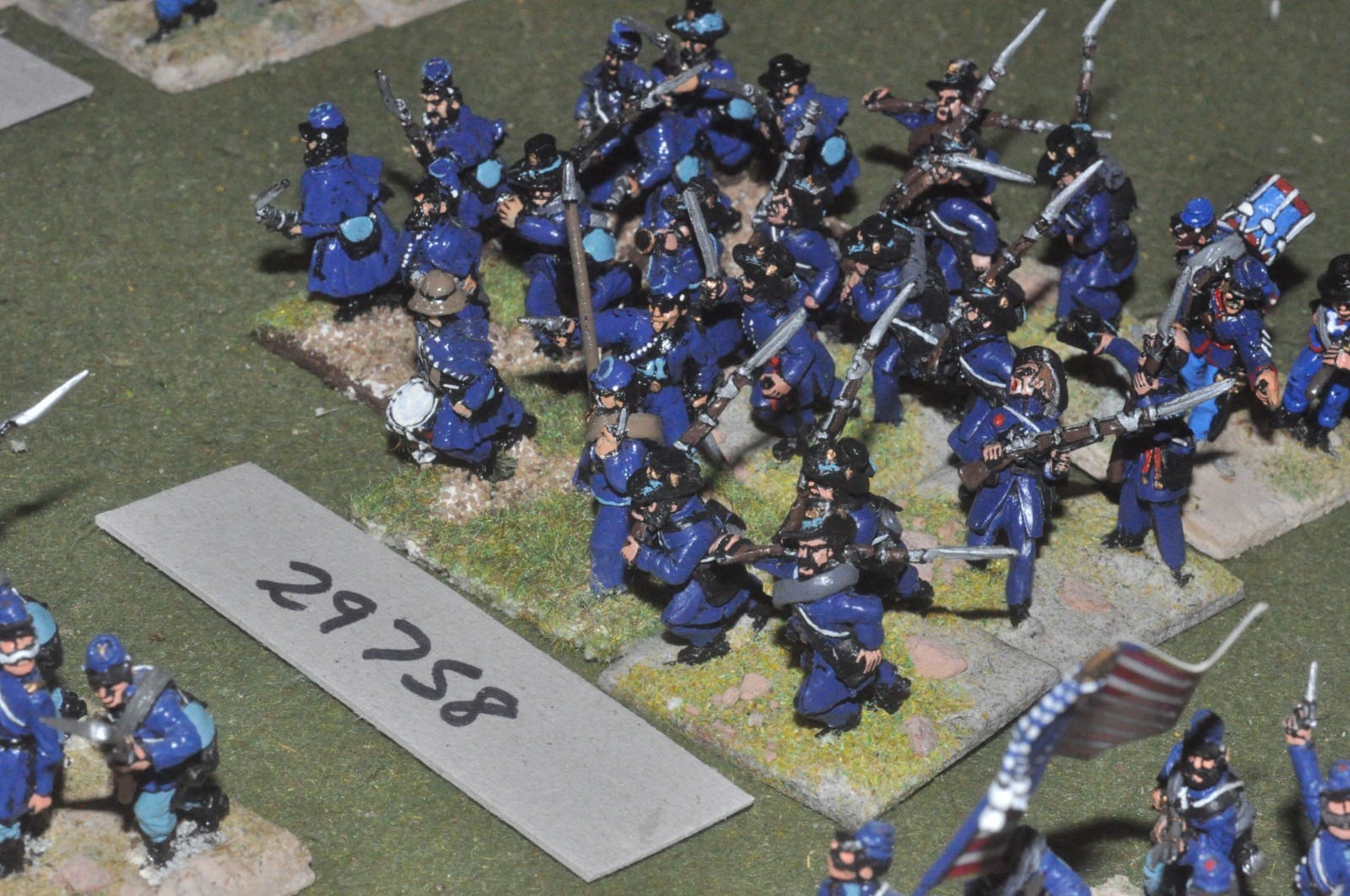 25mm ACW / union - regiment 24 figures - inf (29758) | eBay