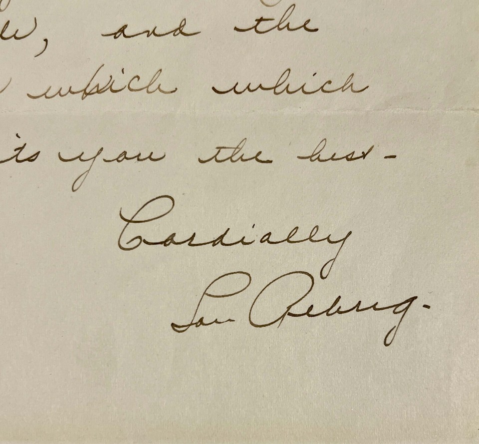 Lou Gehrig Handwritten and Signed Letter Discussing Batting, Rare. PSA ...