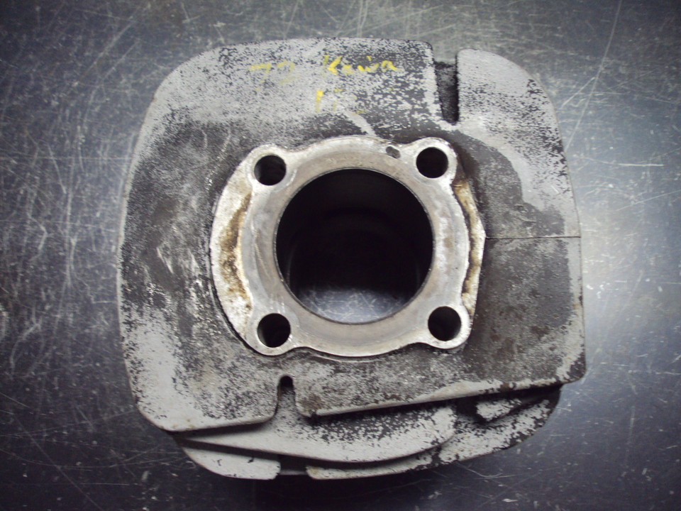 1972 72 KAWASAKI KX175 KX 175 MOTORCYCLE ENGINE MOTOR CYLINDER JUG ...
