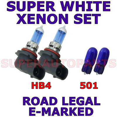 BMW Z8 HID 2003-ON SET HB4 501 XENON SUPER WHITE LIGHT BULBS | eBay
