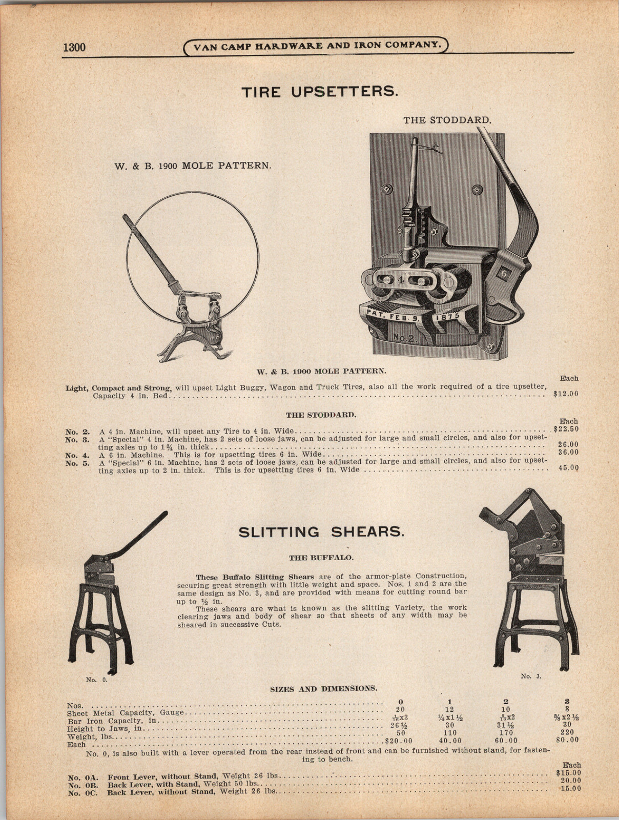 1908 PAPER AD 16 PG Blacksmith's Tools Tuyere Irons Bellows Blowers ...