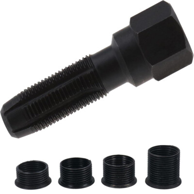 M14 x1.25mm Spark Plug Rethread Thread Repair Kit Reamer Tap w/ 4 ...