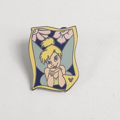 Disney Pin WDW Cast Lanyard Collection 4 Tinker Bell Yellow Frame ...