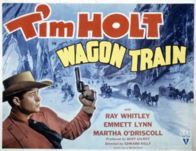 Wagon Train poster Tim Holt 1940 Old Movie Photo | eBay Australia