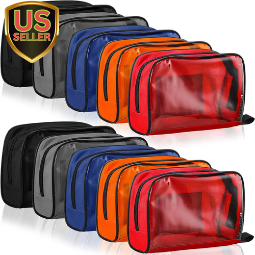 5 Colors First Aid Kit Bag Empty Medical Kit Accessory Pouches Zippered ...