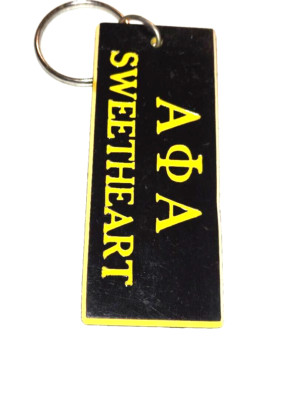 Vintage (90"s) Alpha Phi Alpha SWEETHEART Key Chain [ 4"], Preowned ...