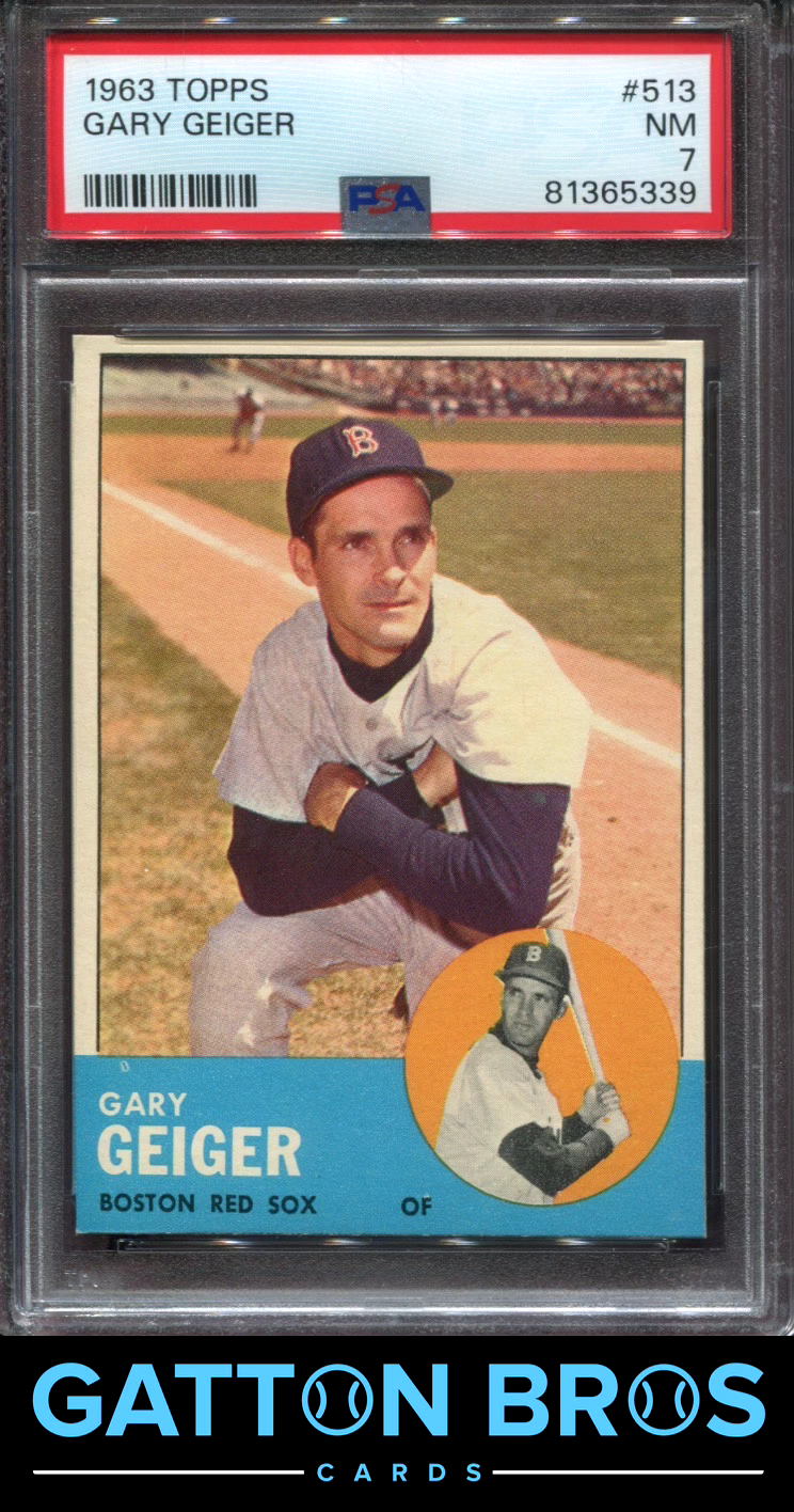 1963 Topps Gary Geiger #513 PSA 7 NM | eBay
