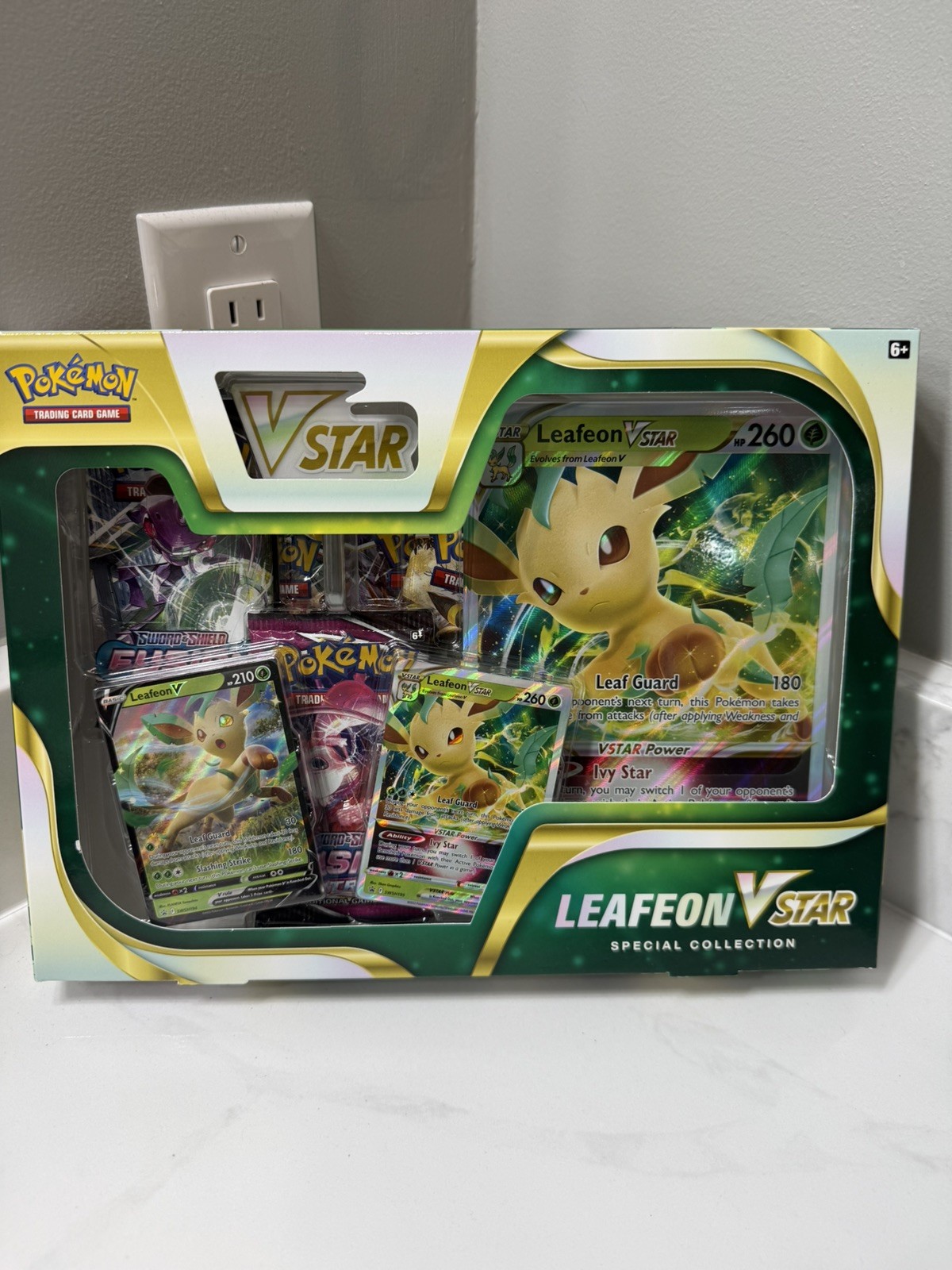 Pokémon Leafeon V Star Special Collection Box | eBay