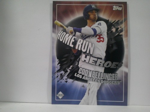 2020 Topps Stickers Home Run Heroes Cody Bellinger Ryan Yarbrough #188/ ...