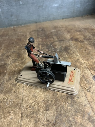 Vintage Old Anvil Tinsmith Tin Worker Steam Engine Model Toy ...