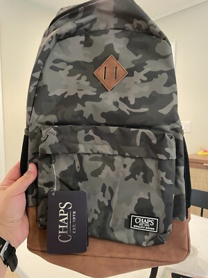 New with Tags CHAPS BP667CH Camouflage Backpack - 18" inch | eBay