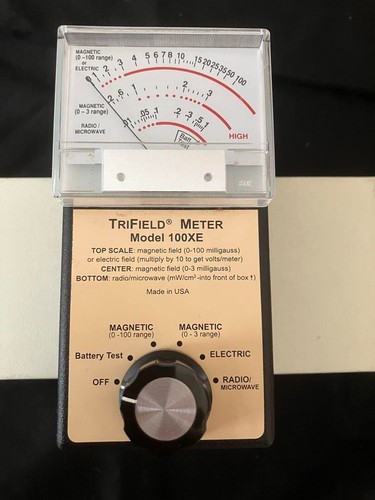 TRIFIELD EMF METER 100XE Magnetic Electric RF Paranormal Ghost Hunting ...