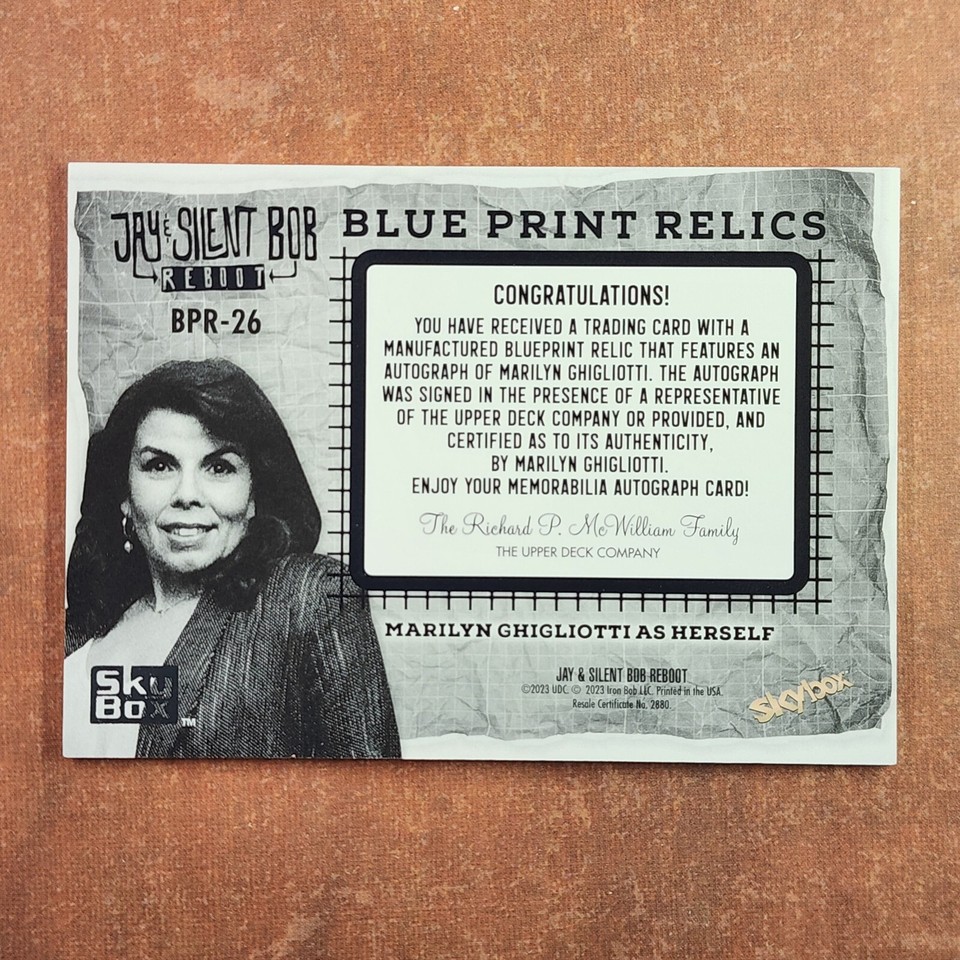 5-01-06 PWE THICK . 2023 jay silent bob reboot #bpr-26 marilyn ...