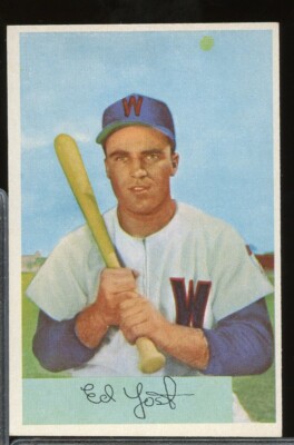 1954 Bowman Baseball #72 Eddie Yost | eBay