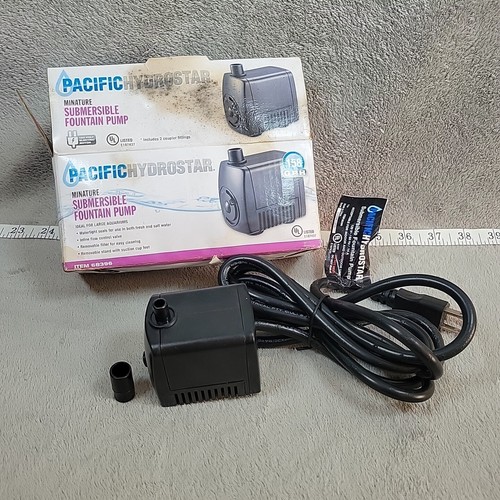 Pacific Hydrostar Minature Submersible Fountain Pump 158 GPH, *Check photos 792363683968| eBay