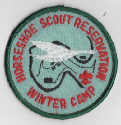 Winter Camp Horseshoe Scout Reservation BSA Patch GREEN Bdr. [CA3890 ...