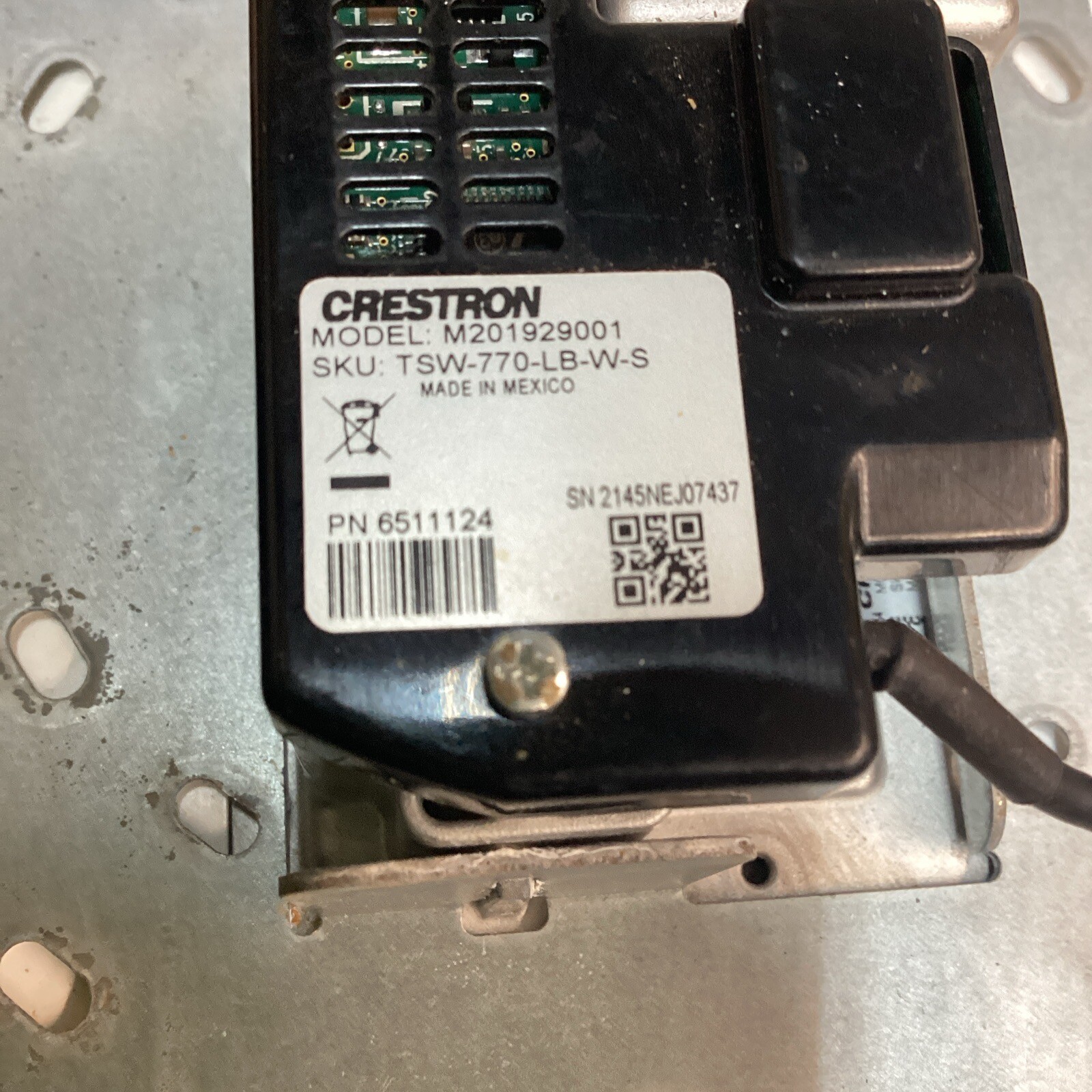 Crestron TSS-770-W-S ~ 7" Touch Panel | eBay