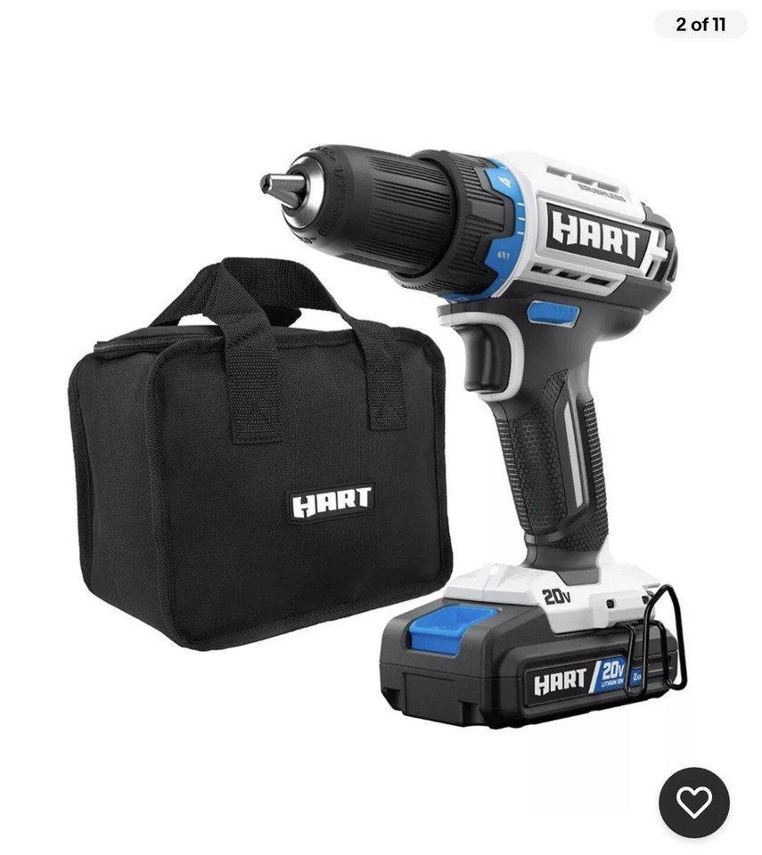 HART Cordless Drill 20 Volt cordless - Tool Only 810022392409 | eBay