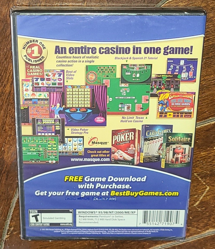 Casino Games II with Over 100 Games (PC CD-ROM , 2006 Masque Publishing ...