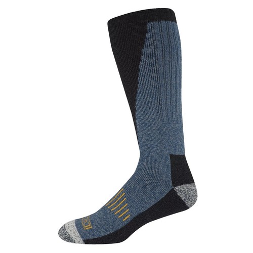 2 PAIRS DICKIES COPPER SHIN PROTECTOR BOOT LENGTH SOCKS MENS 6-12 BLUE ...