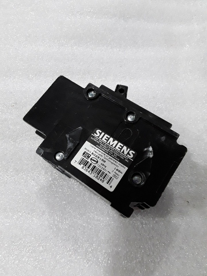 BQ2B100 SIEMENS 2 POLE 100A 240VAC 10KA UL NEW | eBay