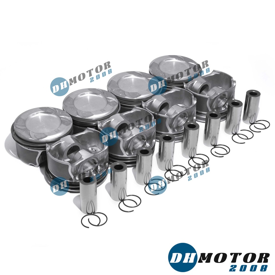 8X MAHLE Pistons Rings Set For Mercedes-Benz W221 M278 GL500 S500 X166 ...