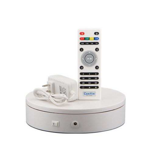 20CM Electric Turntable 360 Degree Photography Display Stand Remote ...