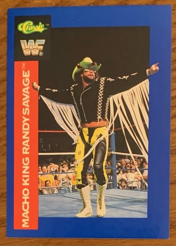 MR. “MACHO MAN” RANDY SAVAGE, RARE ! 1991 CLASSIC WWE CARD, A TRUE ...
