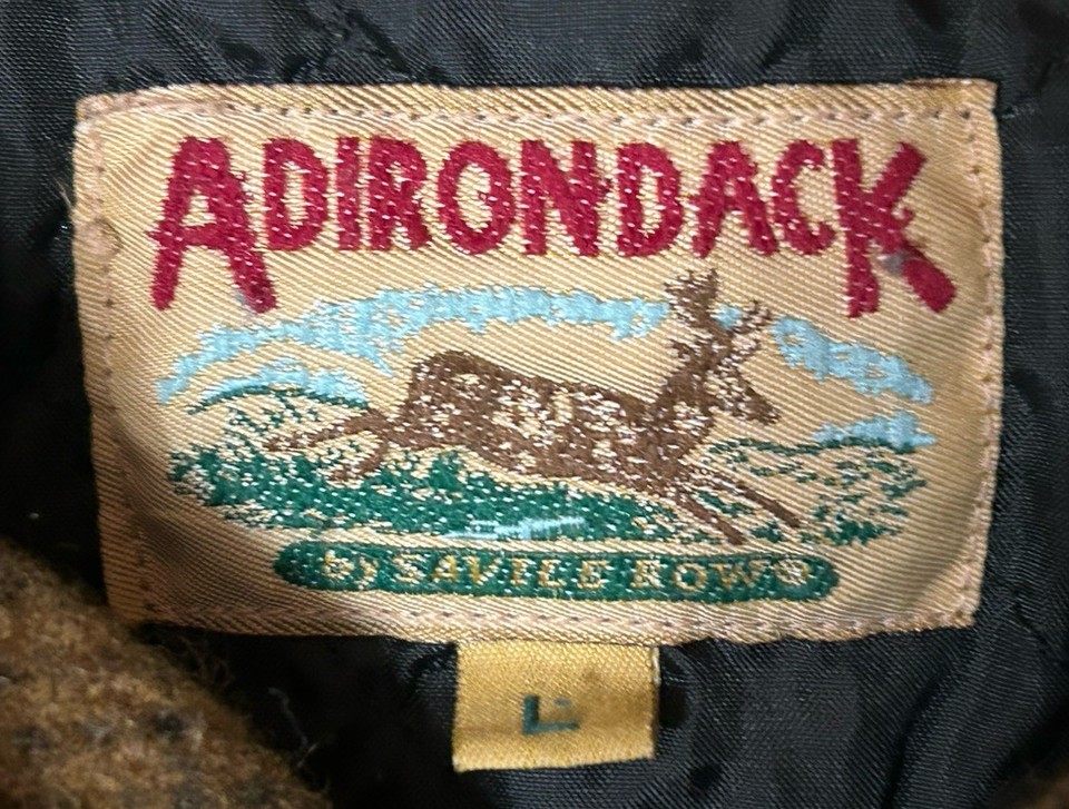 Adirondack By Savile Row Wool Blend Woodsman’s Jacket Plaid Insulated ...