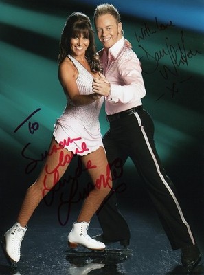 Linda Lusardi & Daniel Whiston - Skaters - Signed Photo - COA (33811 ...