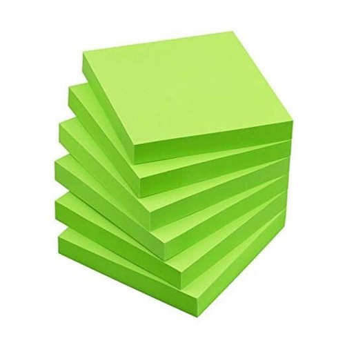 Sticky Notes 3x3 Self-Stick Notes Pads with 6 Bright Colors, Easy to ...
