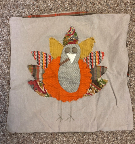 THANKSGIVING 🦃 TURKEY~18” Pillow COVER (only)~Trisha Maggard~GLORY HAUS ...