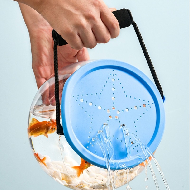 Leakproof Lid Fish Carriers Fish Transport Tanks With Portable Handle ...