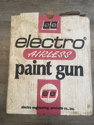 Vintage Electro Airless Paint Gun Rotary Action Multi Speed Fingertip ...