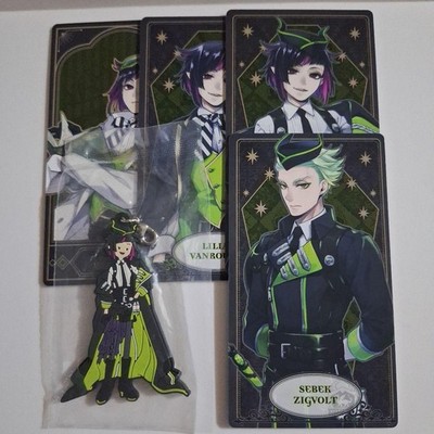 Twisted Wonderland Sebek & Lilia Trading Card + Acrylic Keychain Set | eBay