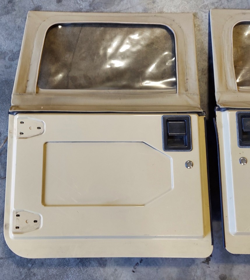 Set of 4 Original HUMMER H1 Doors OEM Steel Factory Half-Doors AM ...